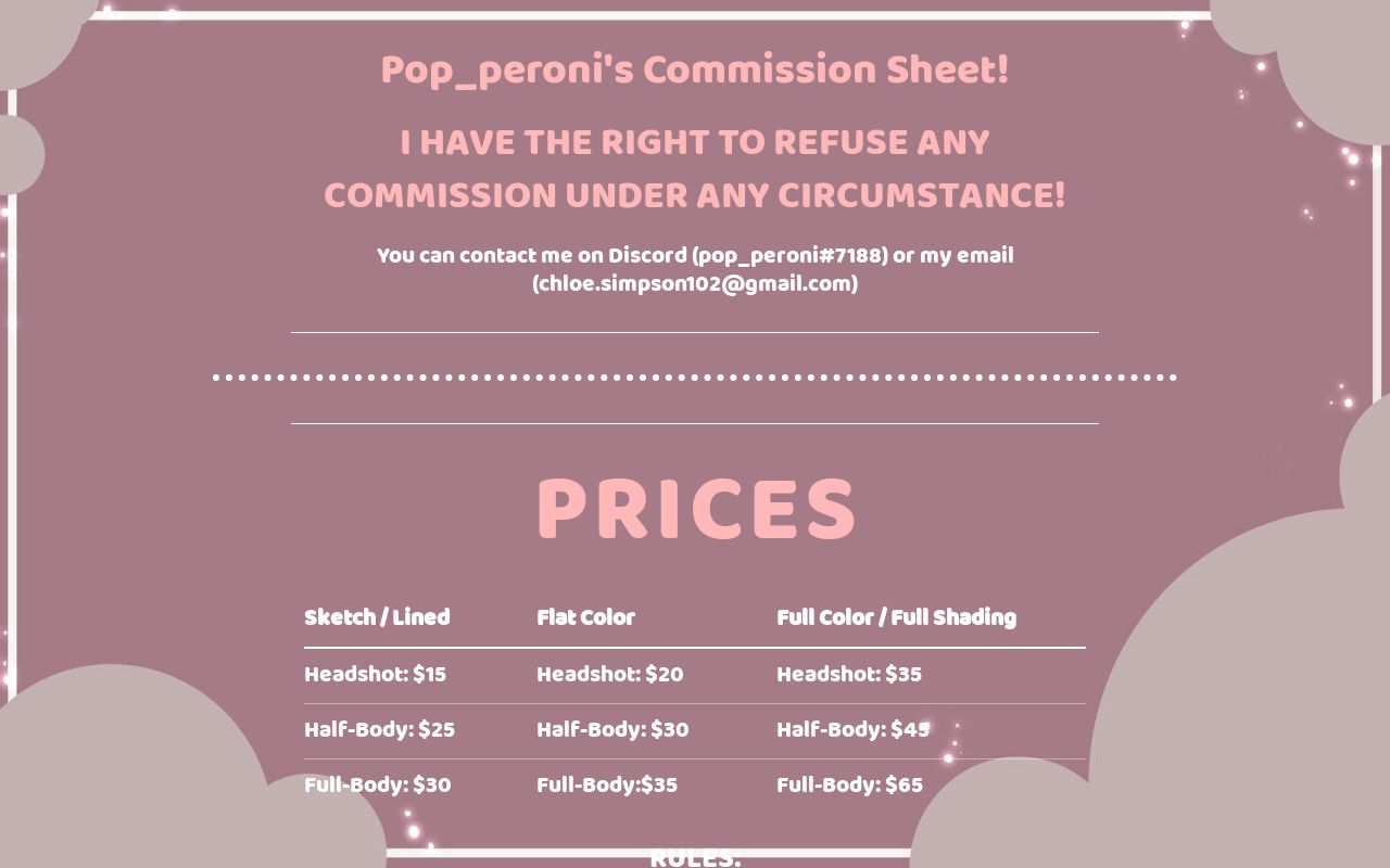 Pop-peroni Commission Sheet